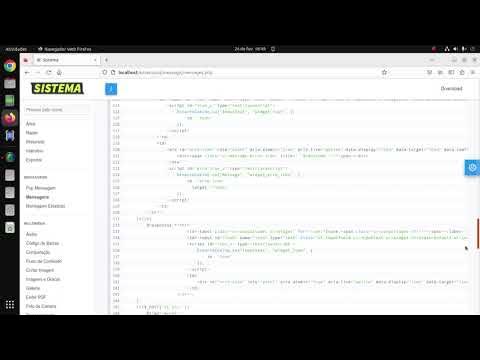 Mensagem de alerta com JavaScript e PHP - YouTube