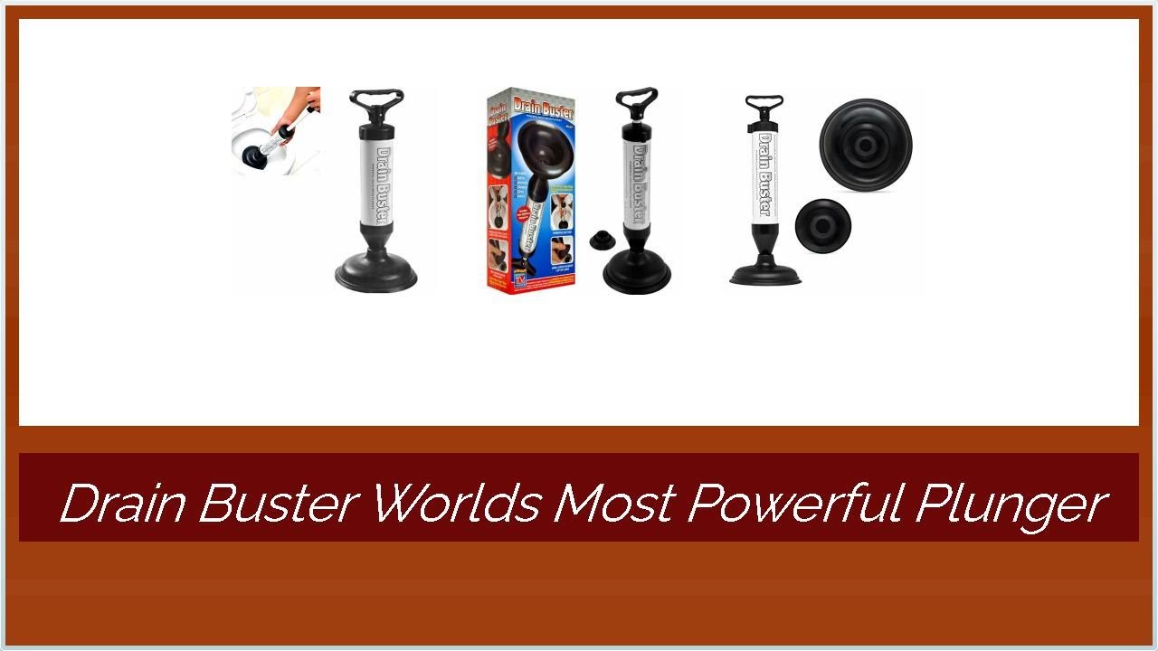 Drain Buster Worlds Most Powerful Plunger - Daring Reviews - YouTube