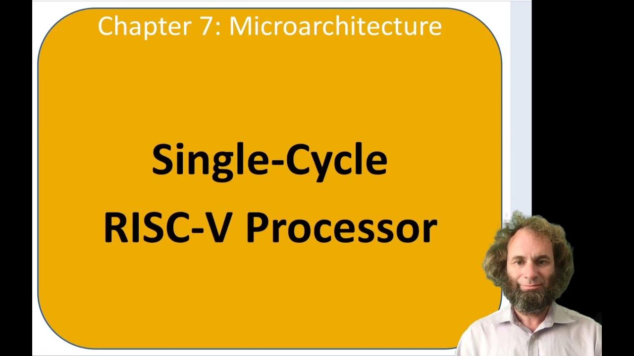 DDCA Ch7 - Part 2: RISC-V Single-Cycle Processor Datapath: lw - YouTube