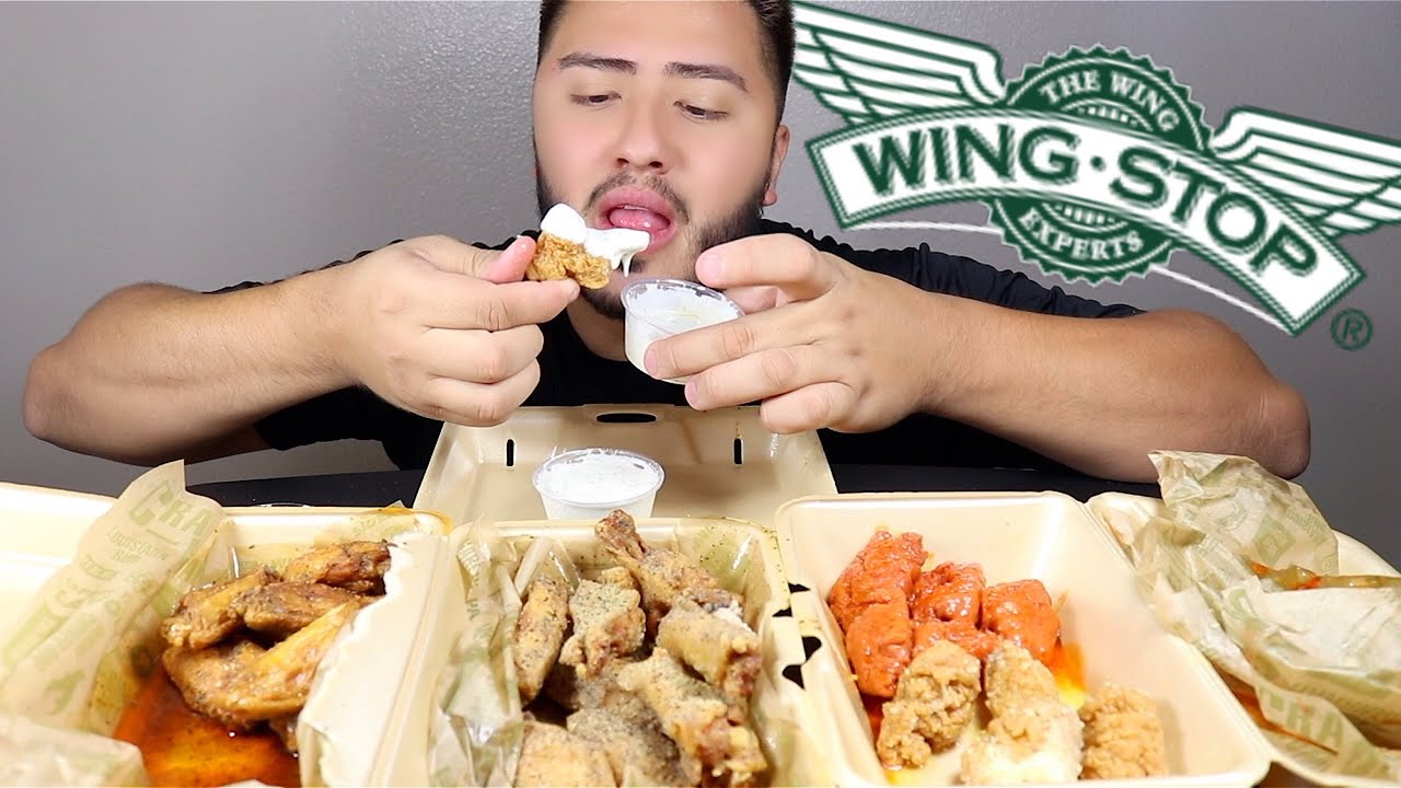WingStop Mukbang (boneless & traditional) - YouTube