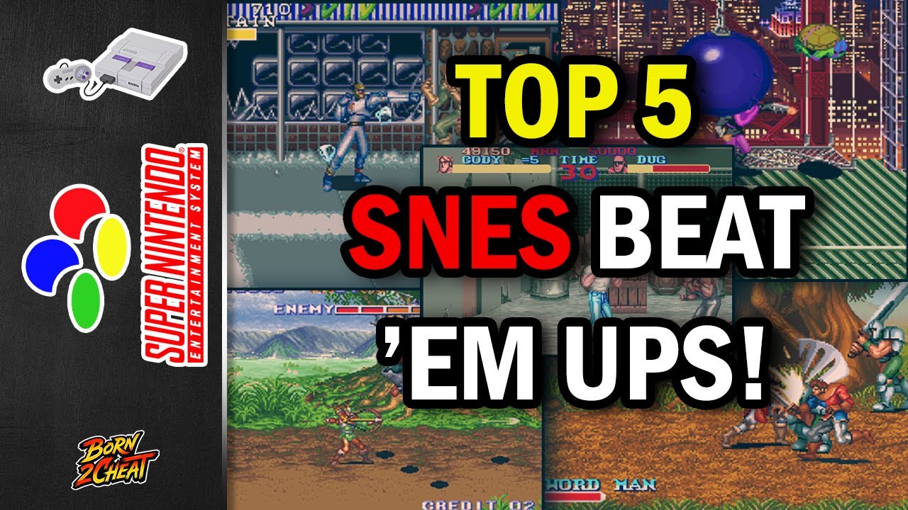Top 5 SNES Beat ’Em Up Games of All Time! | Born To Cheat - YouTube