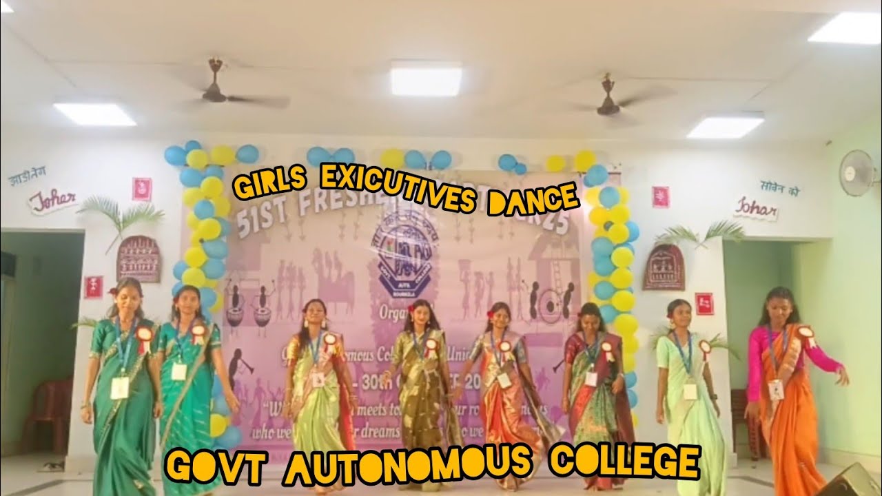 Girls executives dance// ST/SC union freshers party 2k25// govt ...