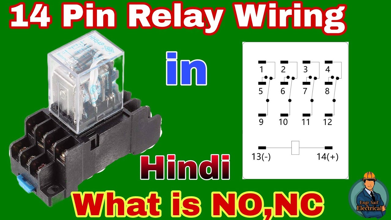 PLA Relay | pla Relay 14 pin | What is NO NC Holding connection details ...