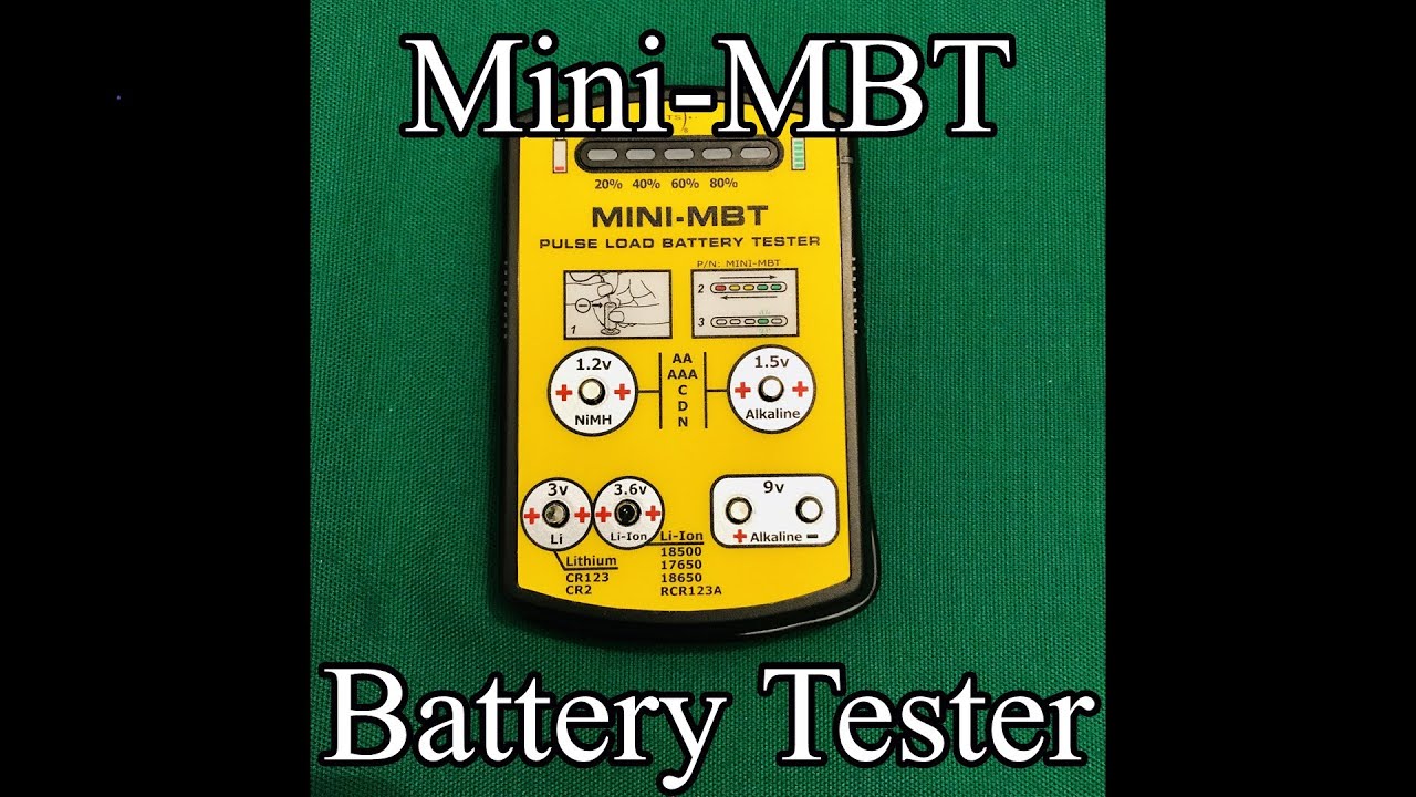 Overview & Operation of the Mini-MBT Pulse Load Battery Tester - YouTube