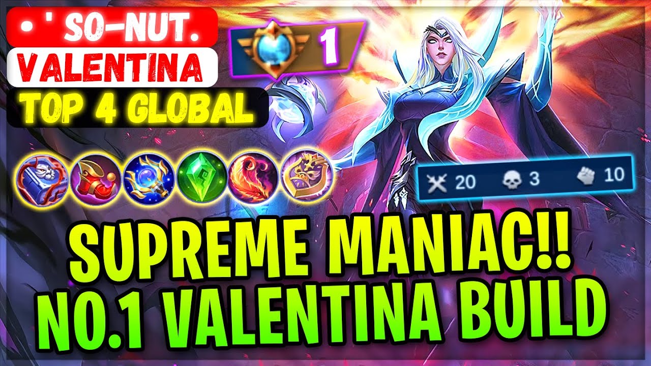 SUPREME MANIAC!! No.1 Valentina Build [ Top 4 Global Valentina ] • ' So ...