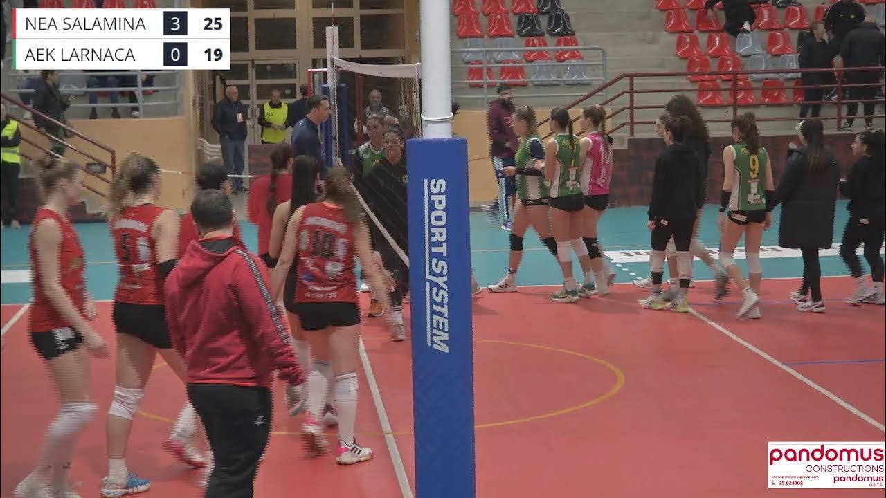 Nea Salamina vs AEK Larnaca Cyprus Opap League Women 2023-24 - YouTube