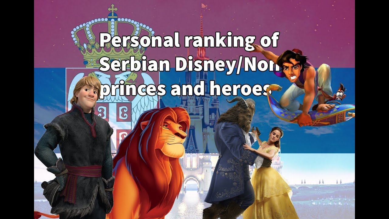 Personal ranking of Serbian Disney/Non princes and heroes - YouTube