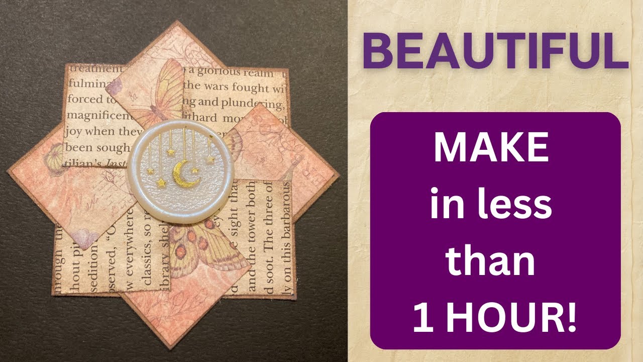 Quick & Easy Junk Journal Idea: Make a Pinwheel Decoration - Spunky ...