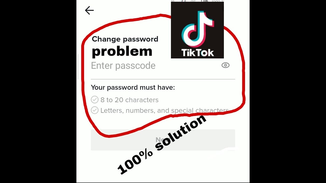 Fix password 8 to 20character andcombination of number Letter or ...