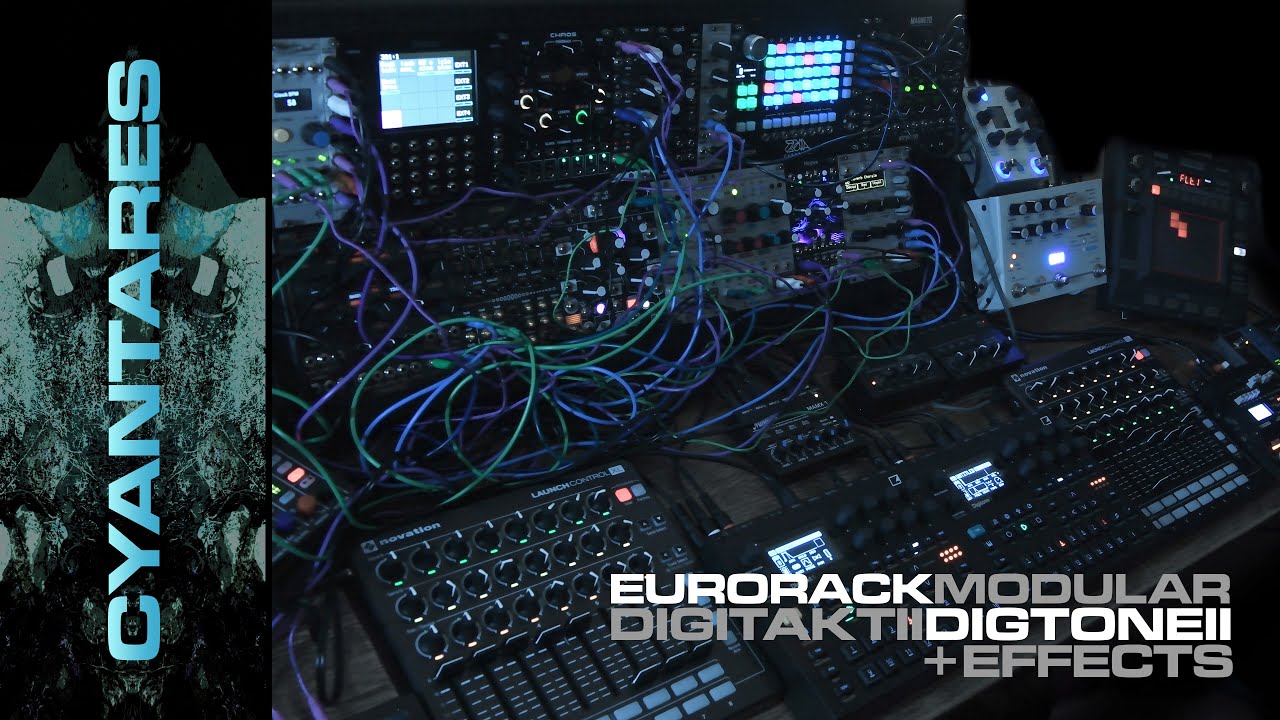 Cyantares - jam with eurorack modular, Digitakt II, Digitone II and ...
