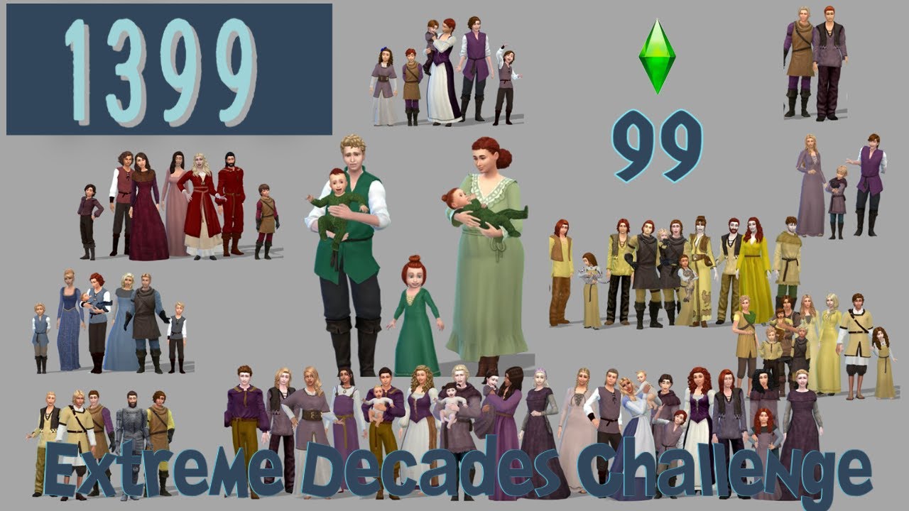 The Sims 4 | Ultimate Decades Challenge | Ep 99 | 100 years!!! - YouTube