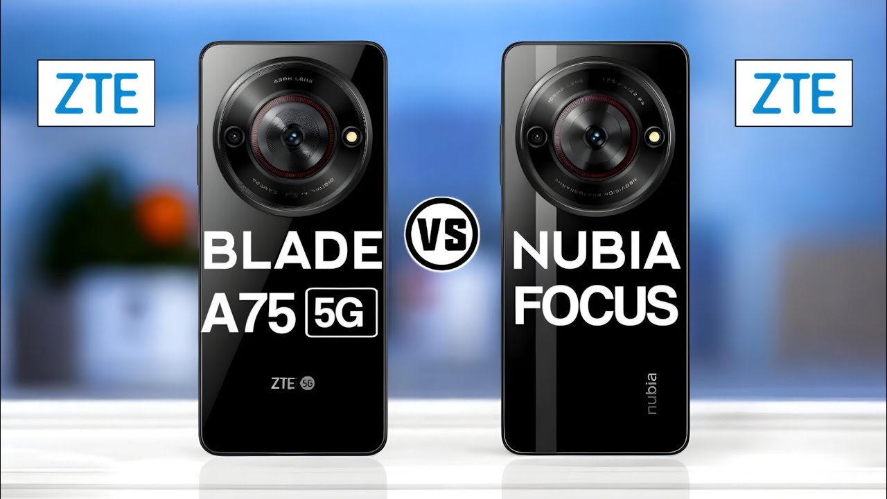 Zte Blade A75 5G Vs Zte Nubia Focus 5G #Trakontech - YouTube