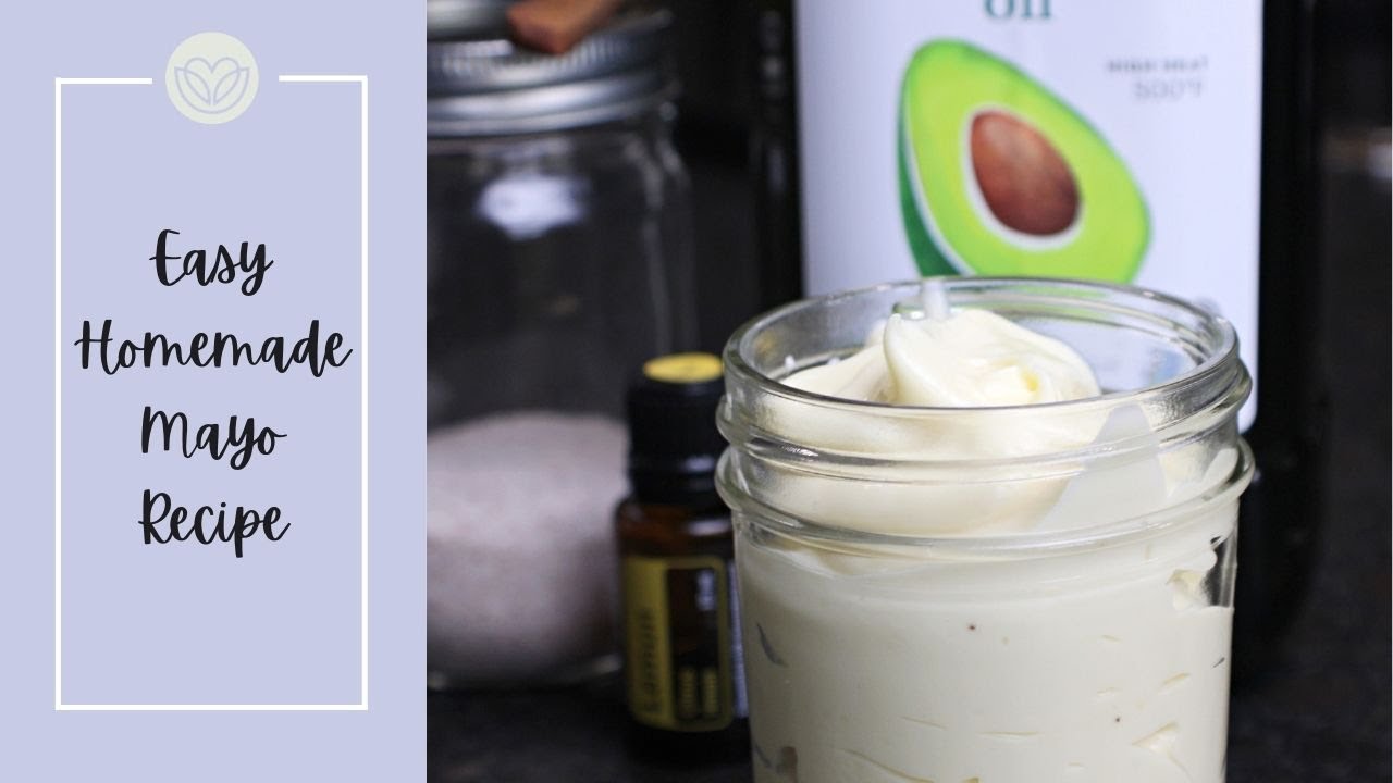 How To Make Homemade Mayo In The Food Processor - YouTube
