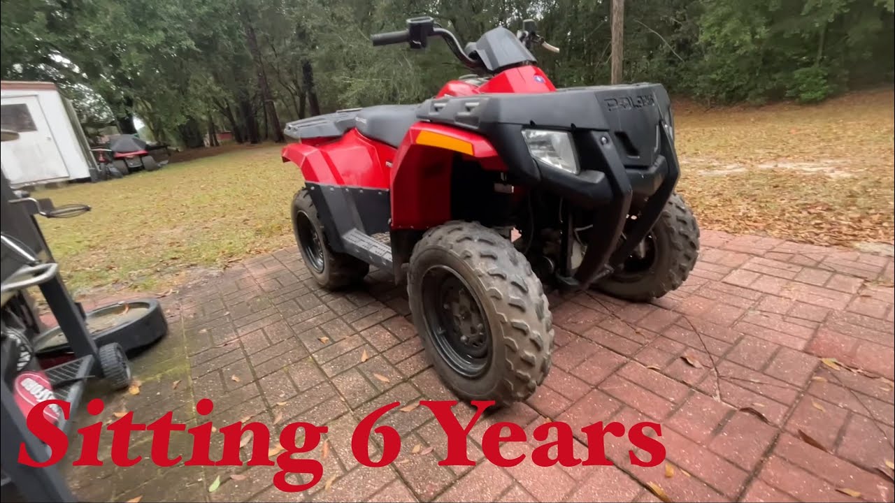 Polaris Sportsman 300 Sitting 6 Yrs Plus Will It Run? - YouTube