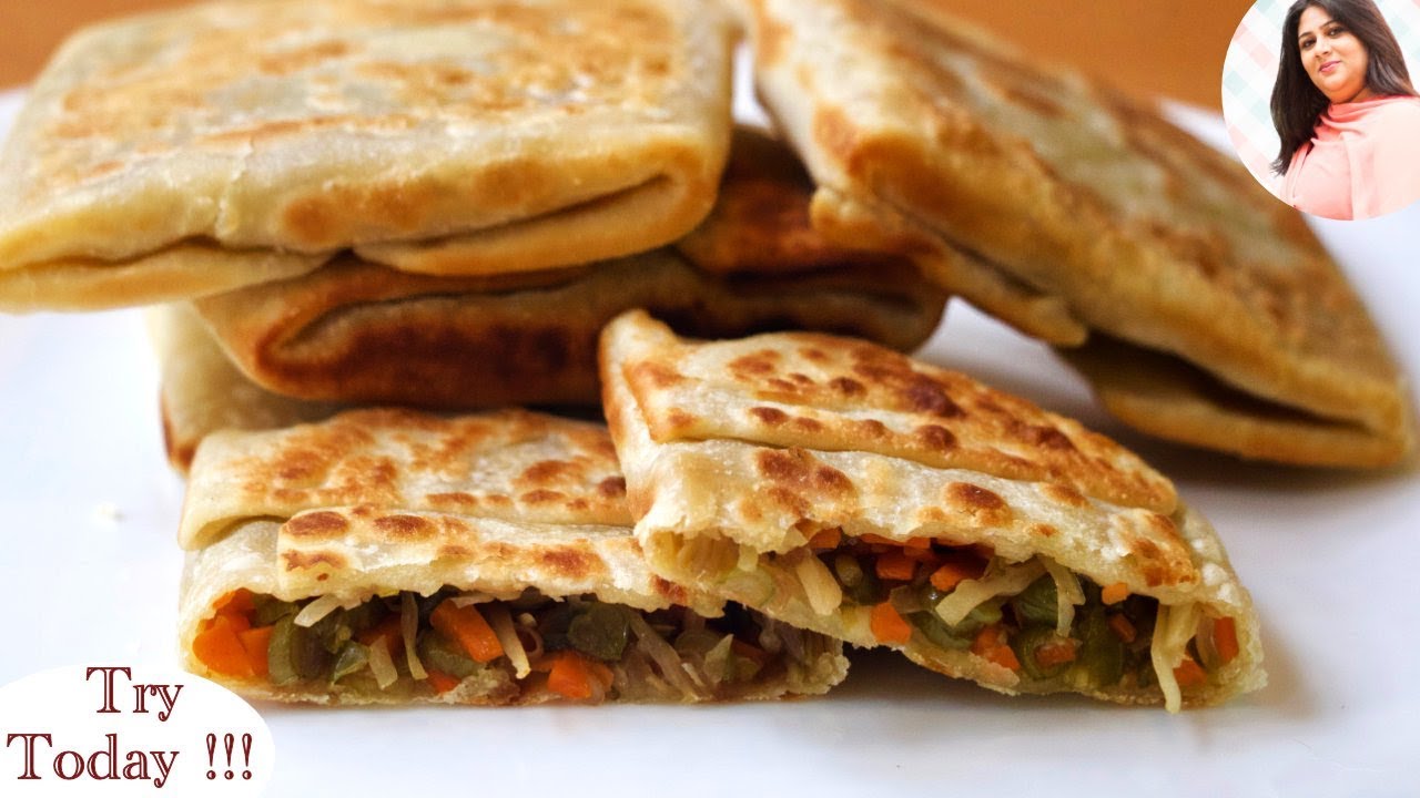 Veg Pocket Nashta, Chinese Pockets, Breakfast Recipes, Snack Recipe ...