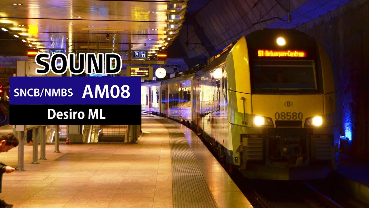 [Sound] SNCB/NMBS AM08 | Siemens Desiro ML | [S1] Antwerpen - Brussel ...