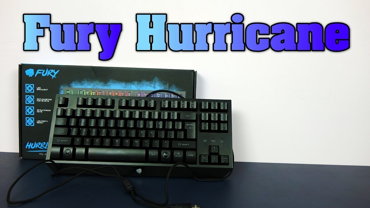 Fury Hurricane - test, recenzja, review taniej klawiatury TKL dla ...
