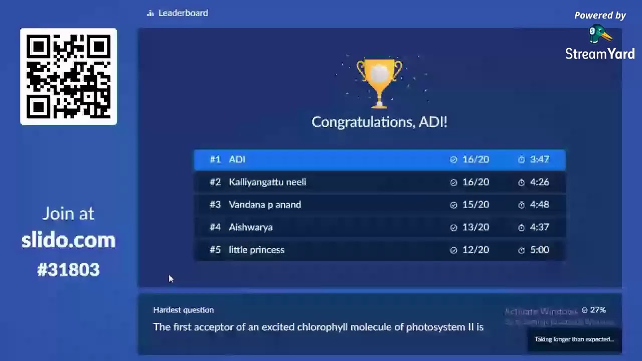 SLIDO QUIZ - YouTube