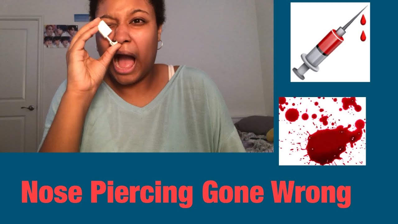 PIERCING MY NOSE $6 AMAZON KIT (EPIC FAIL) - YouTube