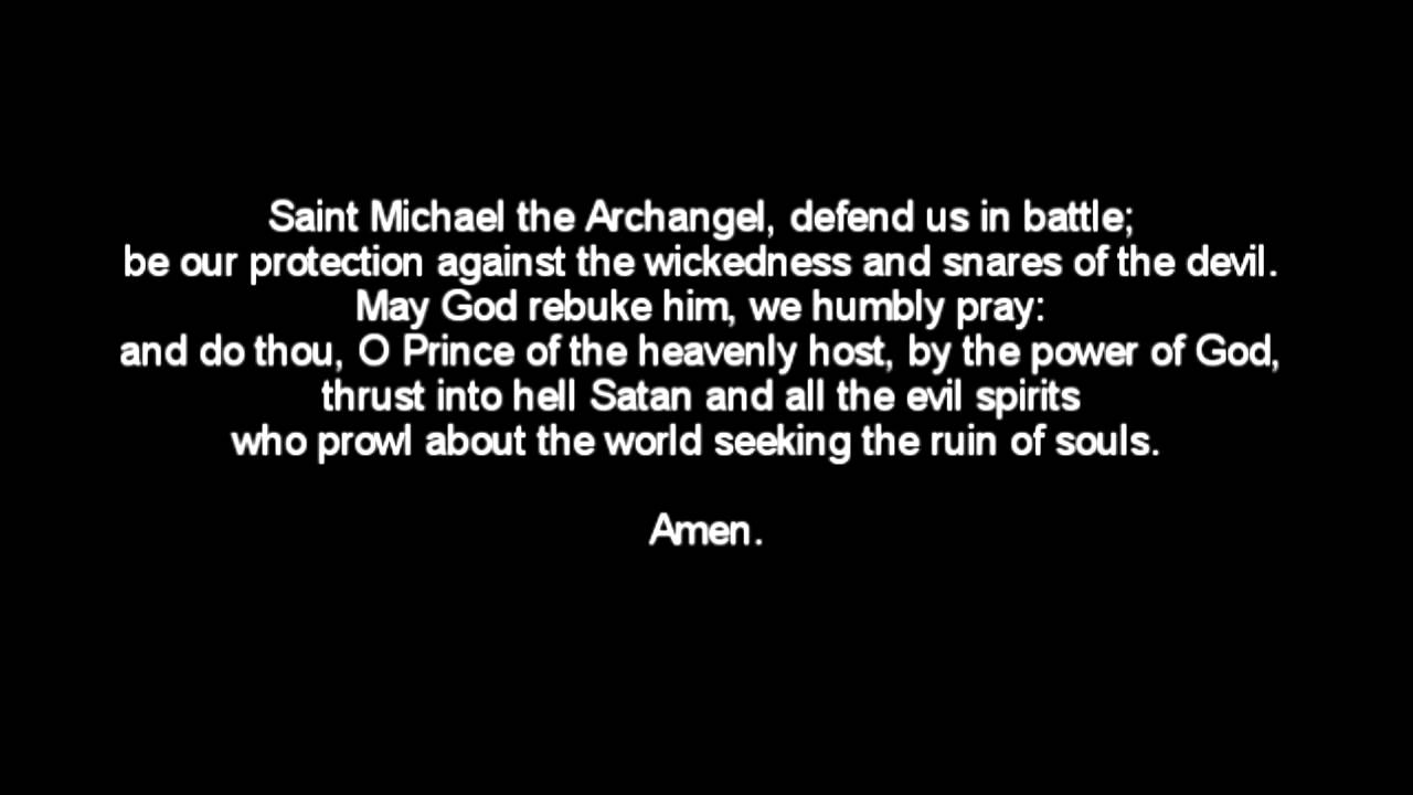 St Michael The Arcangel- Text and Audio - YouTube