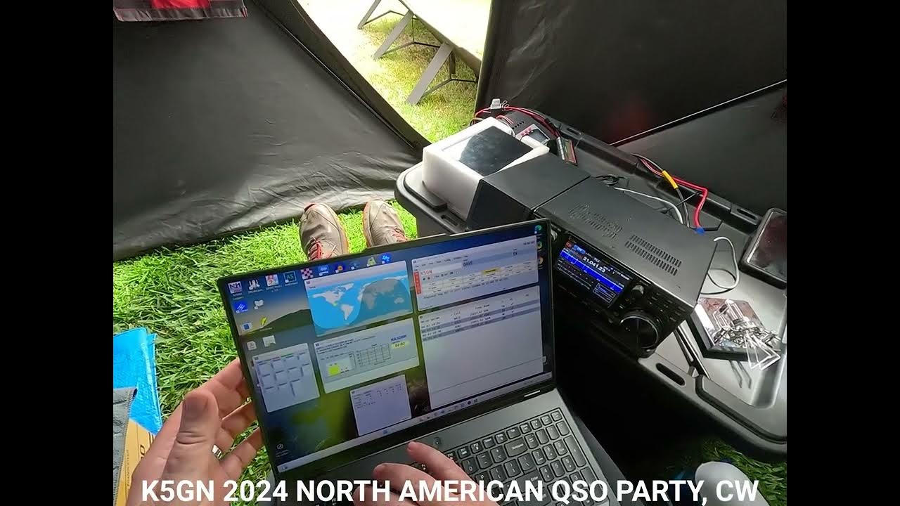 K5GN, 2024 North American QSO Party (NAQP), [CW QSO] - YouTube