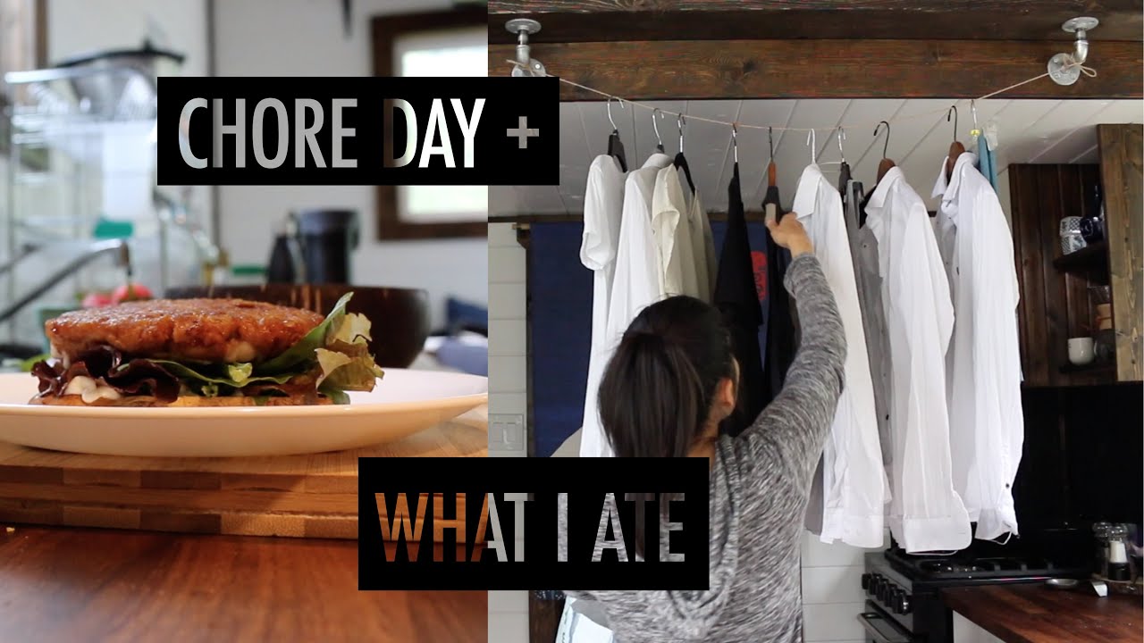 Chore Day + What I Ate - YouTube