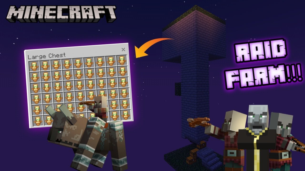 Fastest "Totem Farm" tutorial | Pillager raid farm | EASY!!! - YouTube