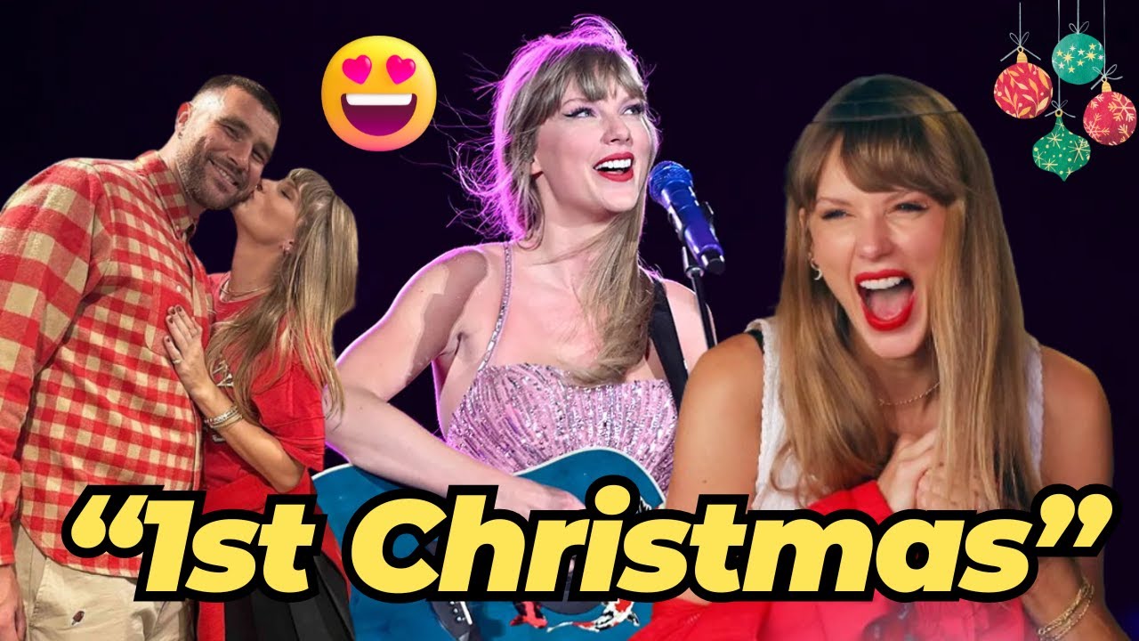 So Sweet; Taylor Swift and Travis Kelce's 1st Christmas Party🎄 - YouTube