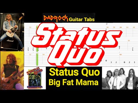 Big Fat Mama - Status Quo - Guitar + Bass TABS Lesson