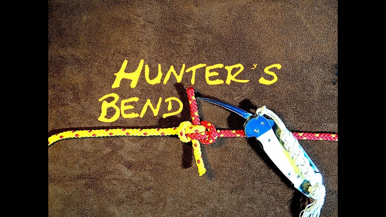The Hunter's Bend or the Riggers Bend Great Way of Joining Two Slippery ...