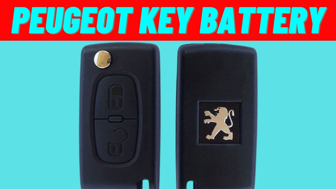 Peugeot Key Battery Replacement 1007 207 307 407 208 308 CR1620 - YouTube