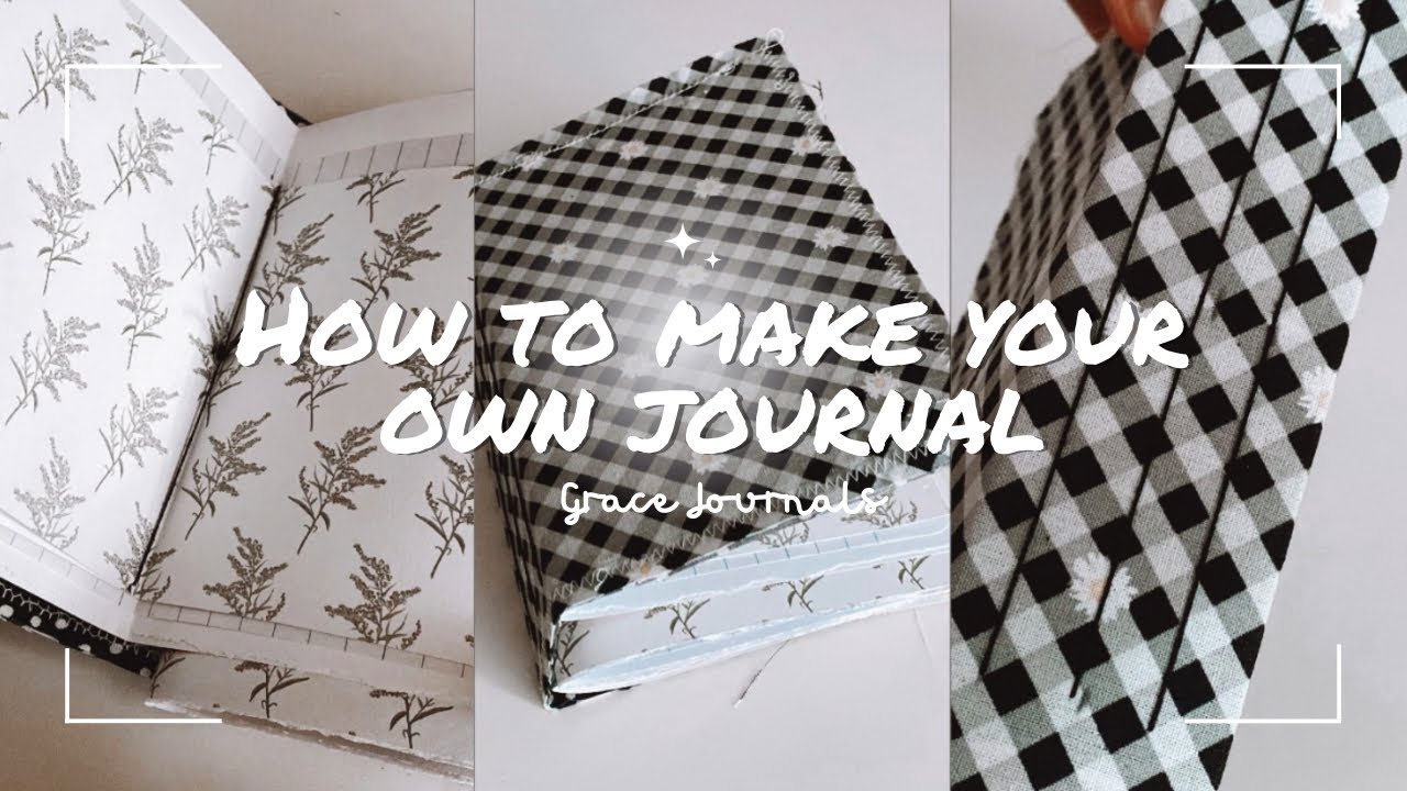 How To Make Your Own Journal - YouTube