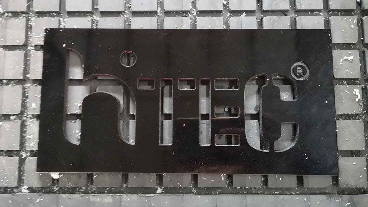 CNC Router Cut Acrylic Sign Maker - YouTube