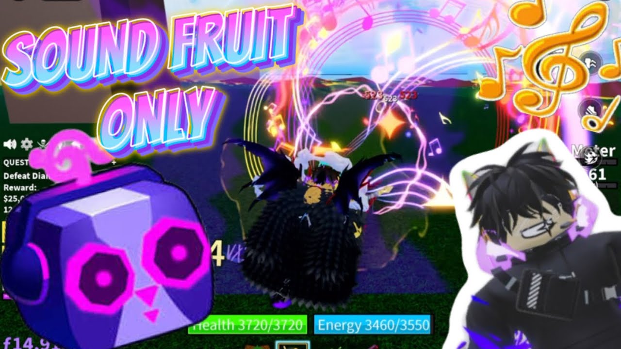 SOUND FRUIT only CHALLENGE in BLOXFRUITS!!! - YouTube