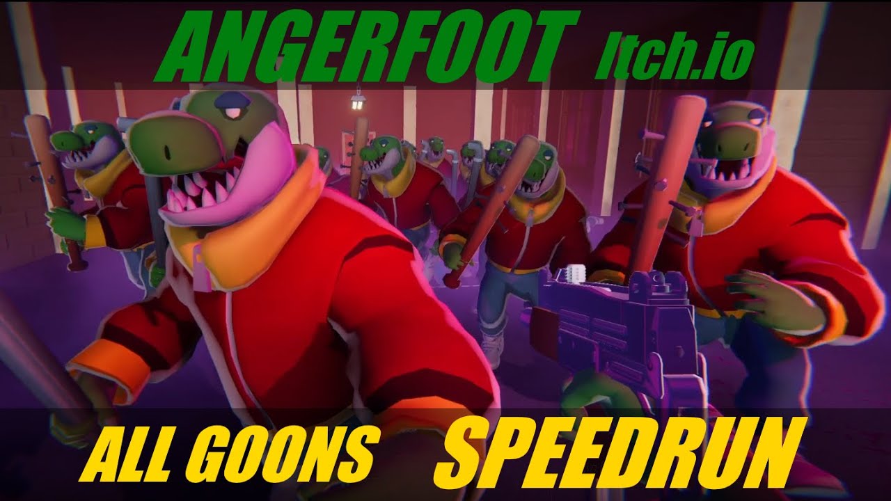 ANGER FOOT v.0.8 ALL GOONS in 14:14 (WR) - YouTube