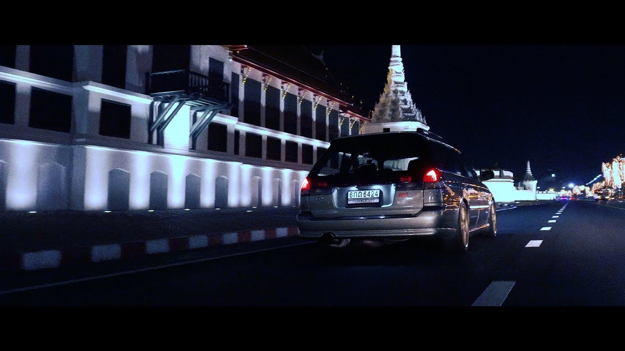 NIGHT RUNNER SUBARU LEGACY BG BKK | 4K - YouTube