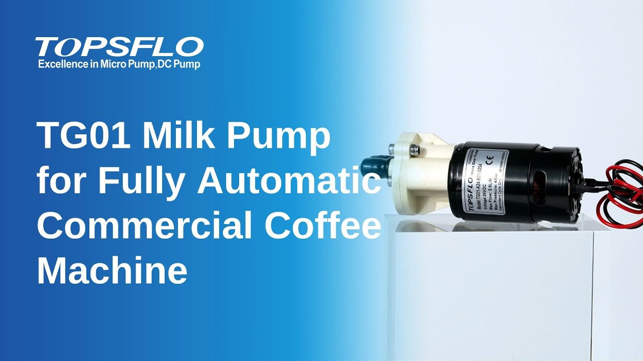 TOPSFLO Fully Automatic Commercial Coffee Machine Milk Gear Pump TG01 ...