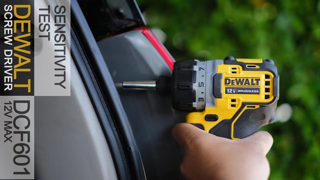 รีวิวหลังใช้งานไขควงไฟฟ้า Dewalt DCF601, ทดสอบความ Sensitive ของระบบ ...