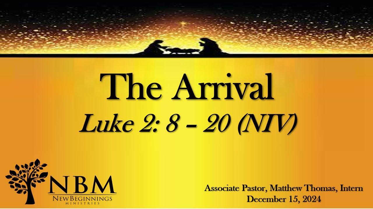 The Arrival, Pastor Matthew Thomas, Associate Pastor (Intern) - YouTube
