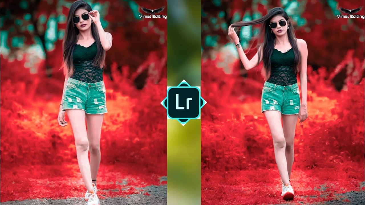 Lightroom Red And Blue effect Photo Editing🔥|| Lightroom Red Photo ...