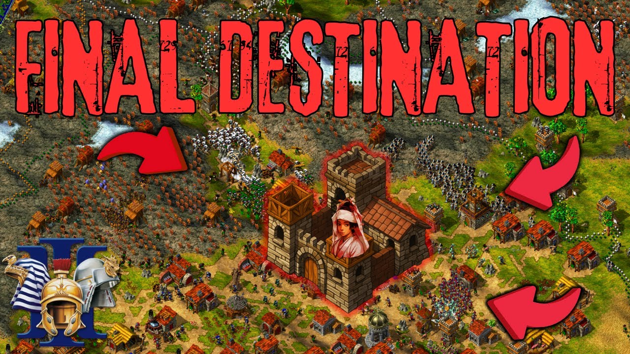 The Settlers 3 - Random 5vs5 Romans - Surrounded - YouTube