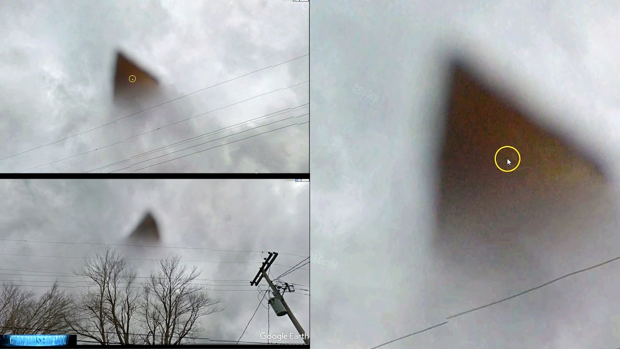 "Mystery Triangle" Alien Craft Discovery Google Earth! 1/11/17 - YouTube