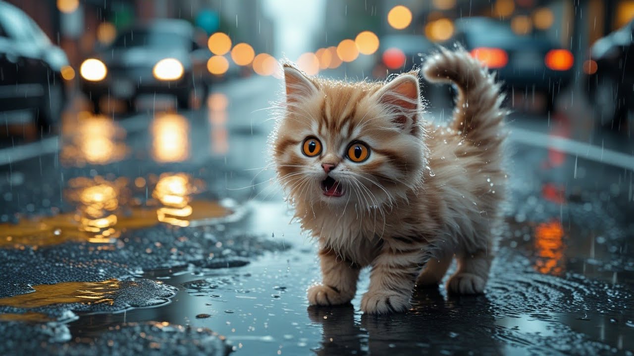 persahabatan kucing dan panda#chubbycat #animalstory - YouTube