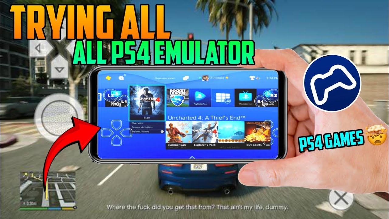 I Tried All PS4 Emulator On Android | PS4 Emulator for mobile - YouTube