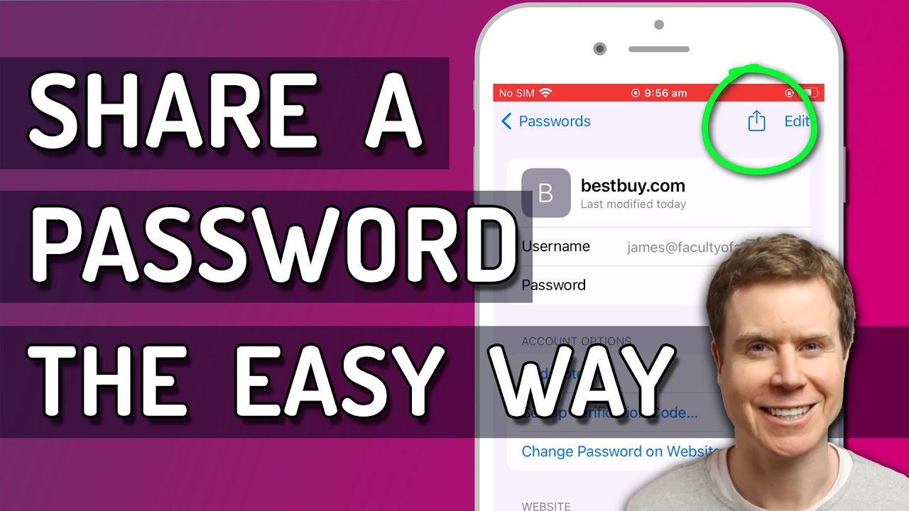 How to Share a Password Securely (iPhone, iPad and Mac) - YouTube