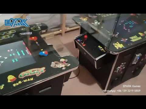 EPARK Cocktail Table Coin-Operated Fighting Stand Up Street Fighter Retro Arcade Video Game ...