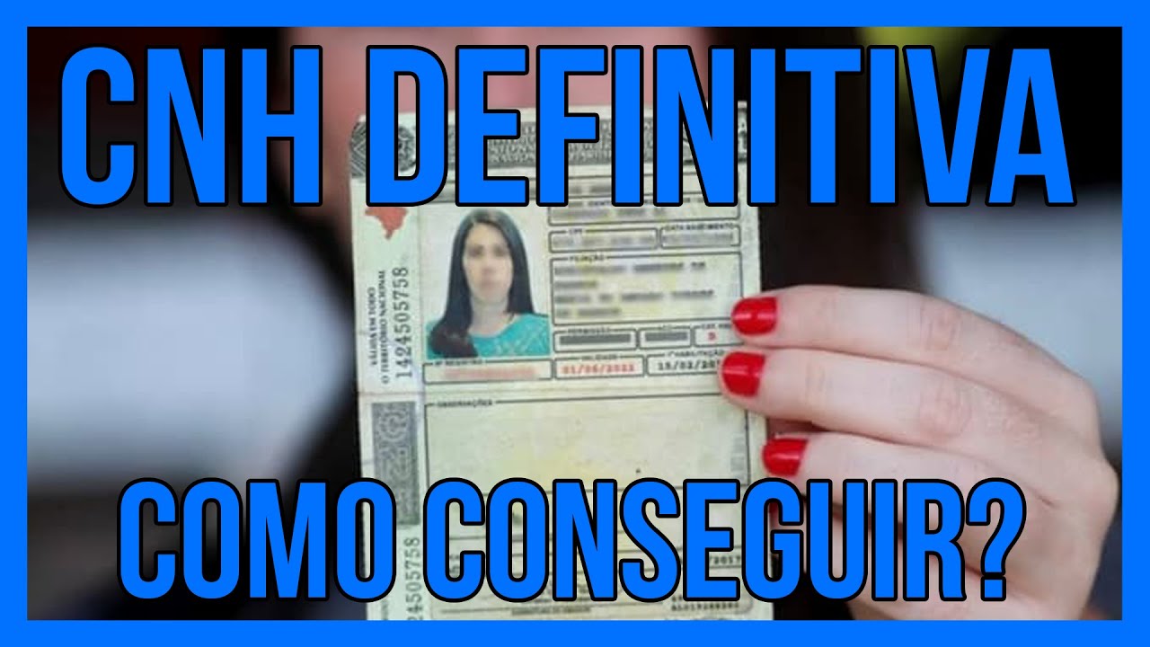 Como pegar a CNH definitiva pela internet [2021] [TUTORIAL] - YouTube