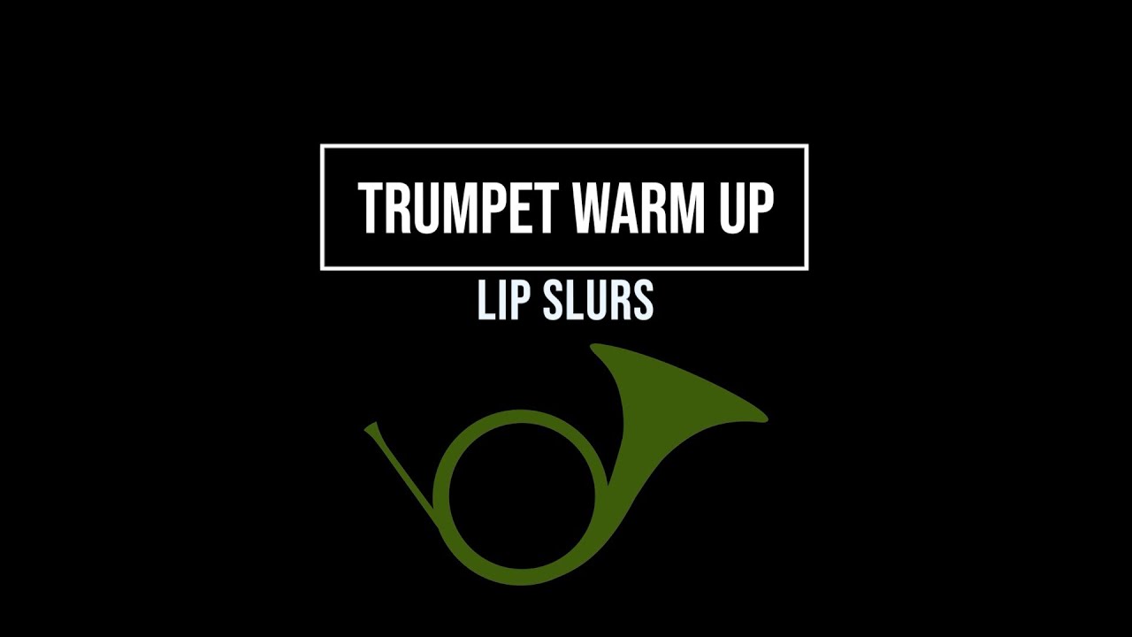 Trumpet Play Along Warm Up for Beginners | Lip Slurs - YouTube