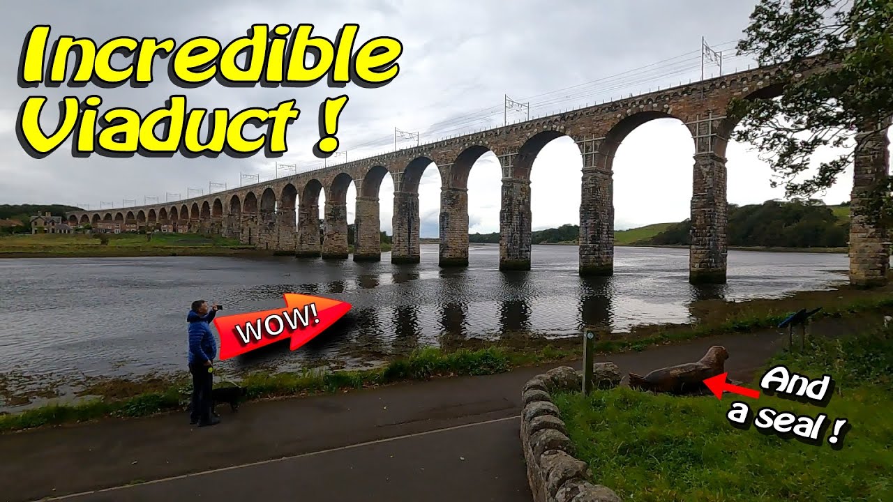 Van Camping Trip Day 2 - Jedburgh, Twizel Bridge, Berwick Castle ...