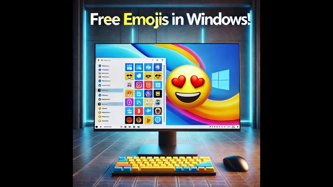 😀 Get Free Emojis on Windows! | Windows Emoji Keyboard Shortcut - YouTube